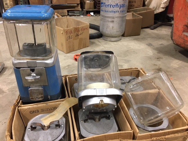 Antique Vintage Oak Acorn 6lb Glass Globe Gumball Candy Nut vending ...