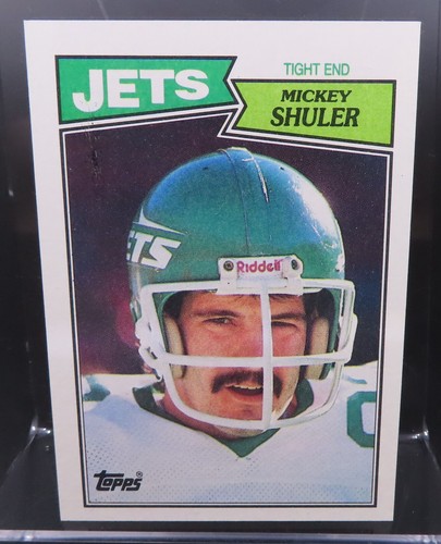 1987 Topps Mickey Shuler #133 New York JETS - NFL Football - FREE ...