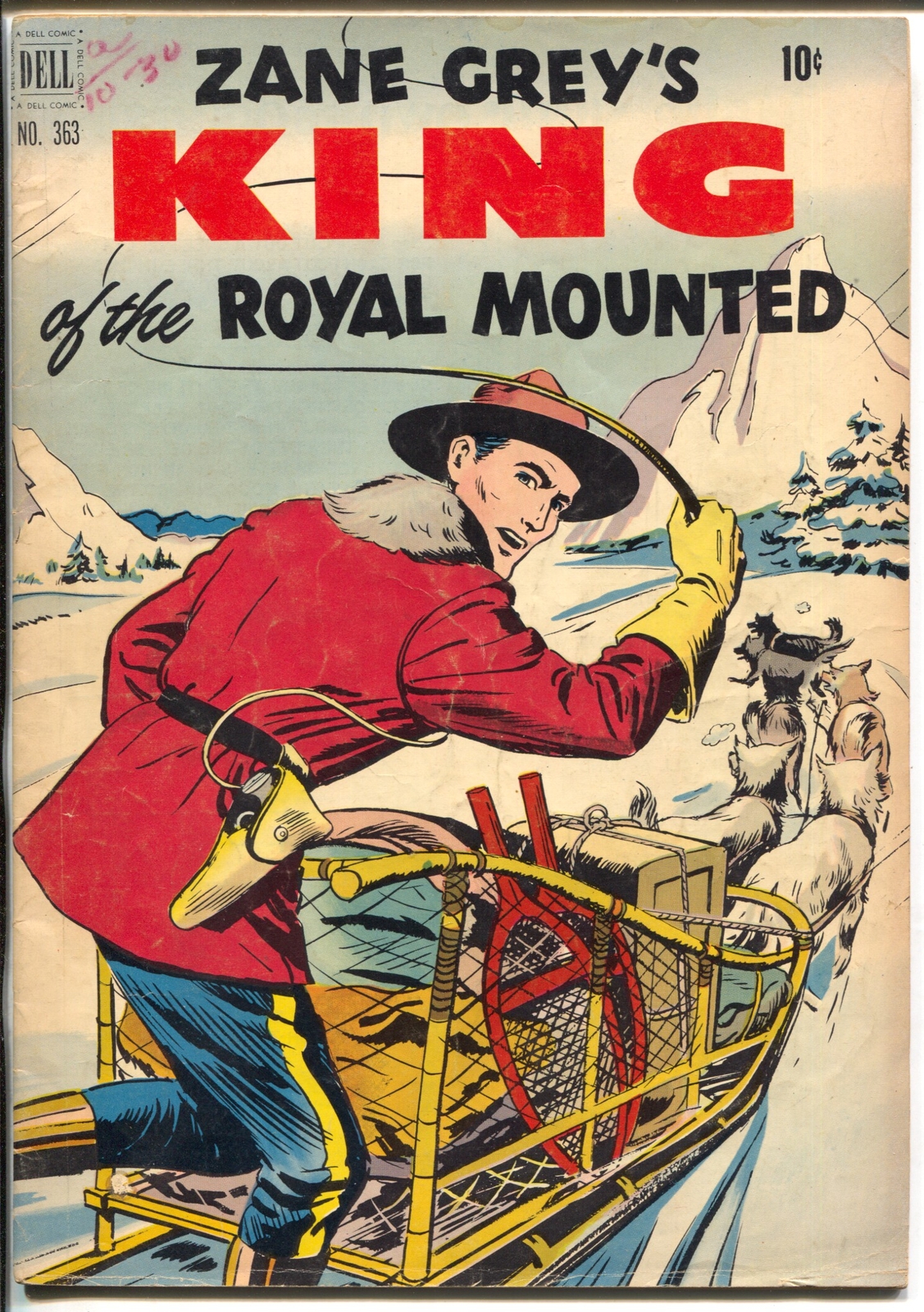 King of The Royal Mounted-Four Color Comics #363 1951-Dell-Zane Grey ...