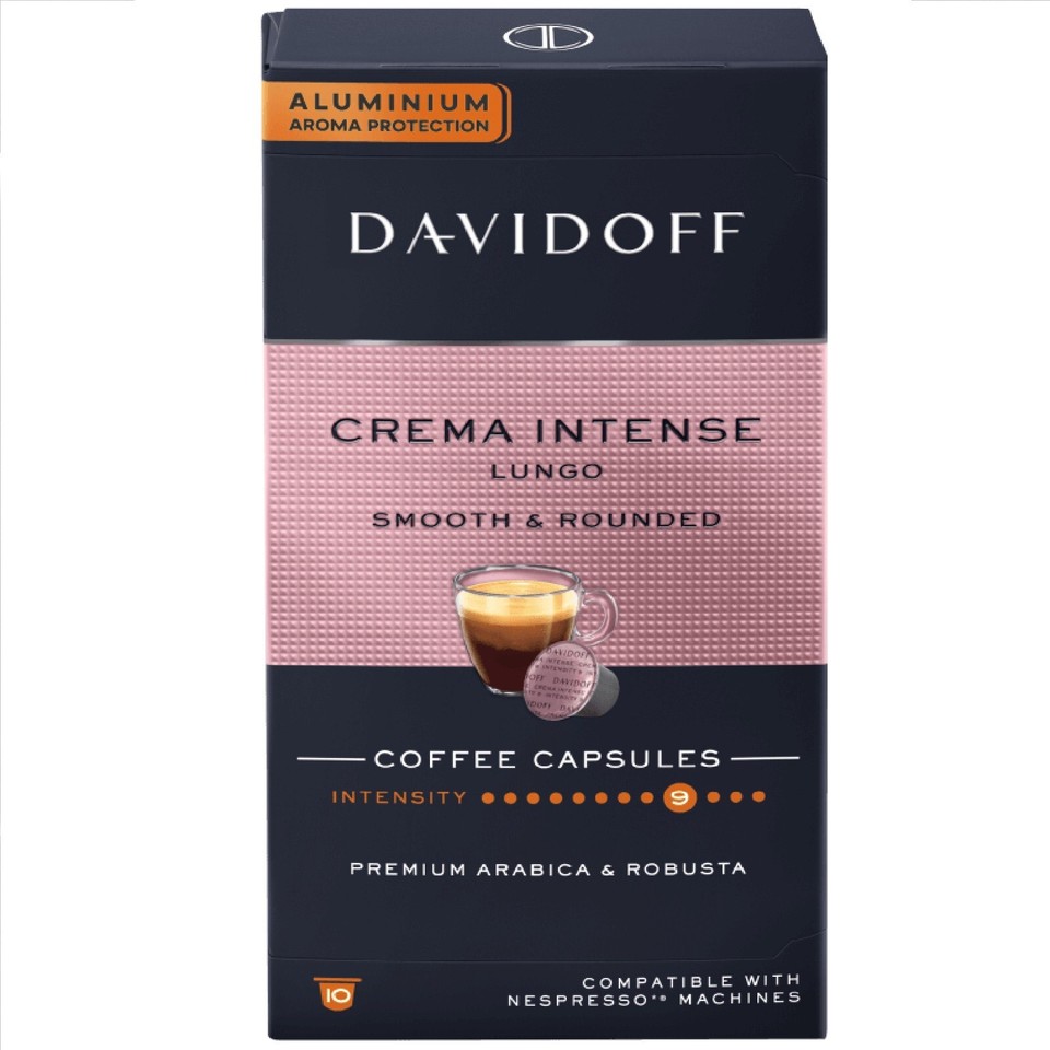 DAVIDOFF CREMA INTENSE Coffee Capsules 3 x Packs (30 Pods) Nespresso ...