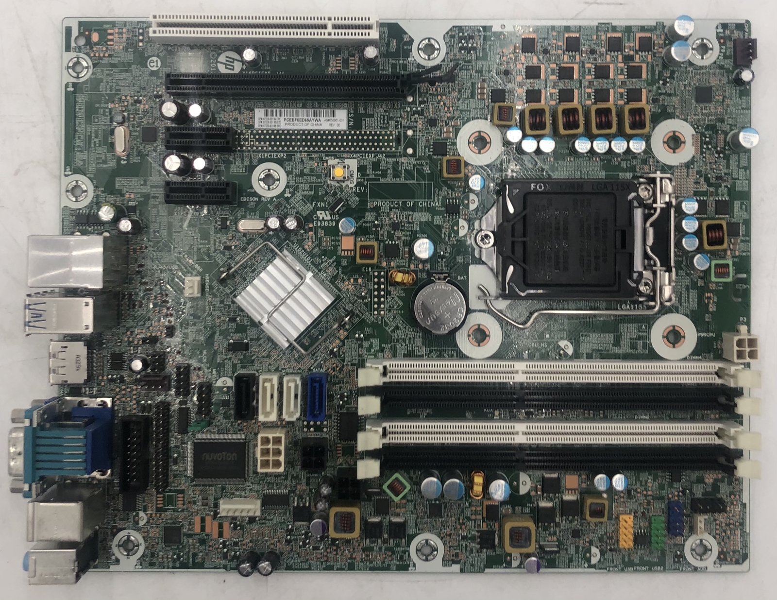 HP Compaq Pro 6300 Small Form Factor PC Edison Motherboard- 657239-001 ...