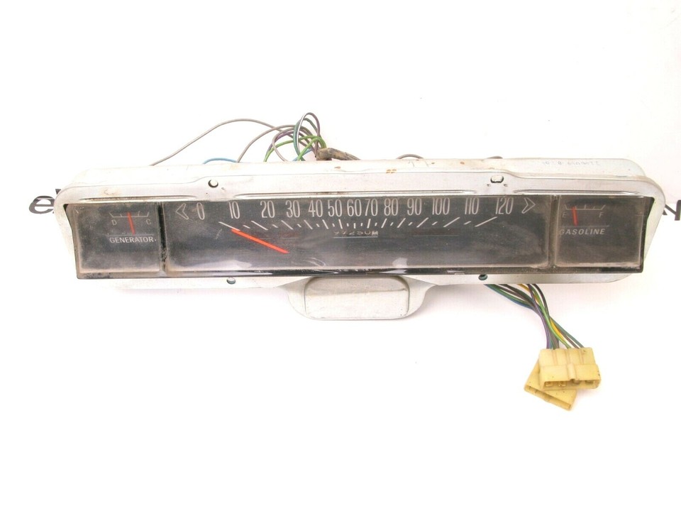 1962 Pontiac Catalina Gauges Speedometer Speedo Generator Gas ...