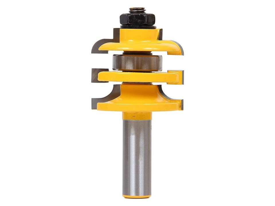 Cove Stile and Rail Router Bit Set - 1/2" Shank Stacked Cabinet Door ...