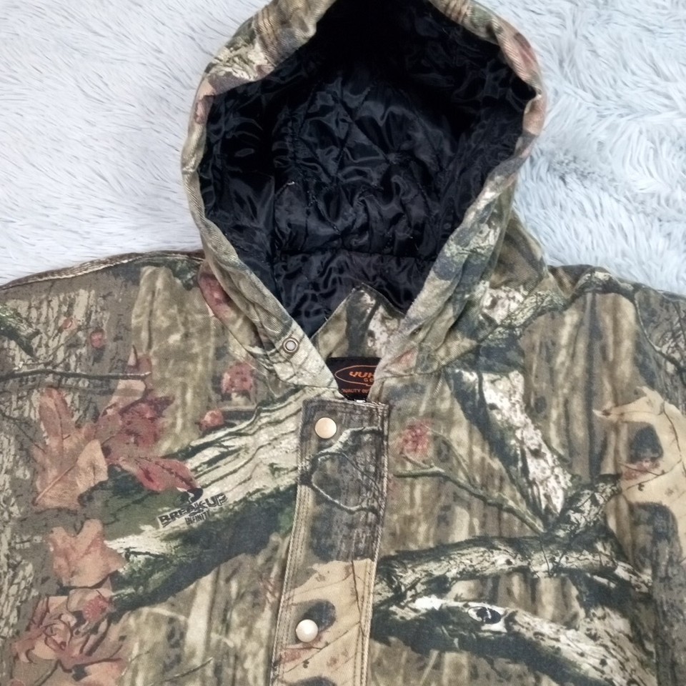 Yukon Jacket Mens XL Camo Hooded Break Up Infinity Woodlands Pockets ...