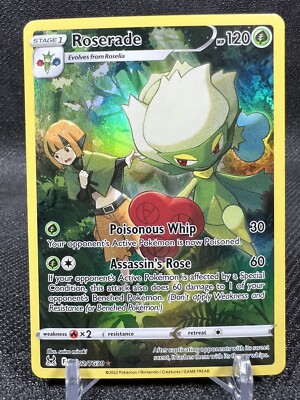 Pokemon Roserade - SWSH11: Lost Origin Trainer Gallery TG02/TG30 ...
