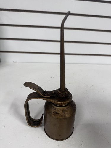 VTG Eagle Copper Color All Purpose Oil Can Pump Oiler Made USA w Fixed ...