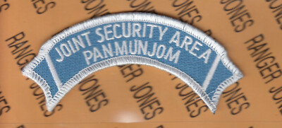 Joint Security Area Pan Mun Jom JSA shoulder scroll patch B | eBay