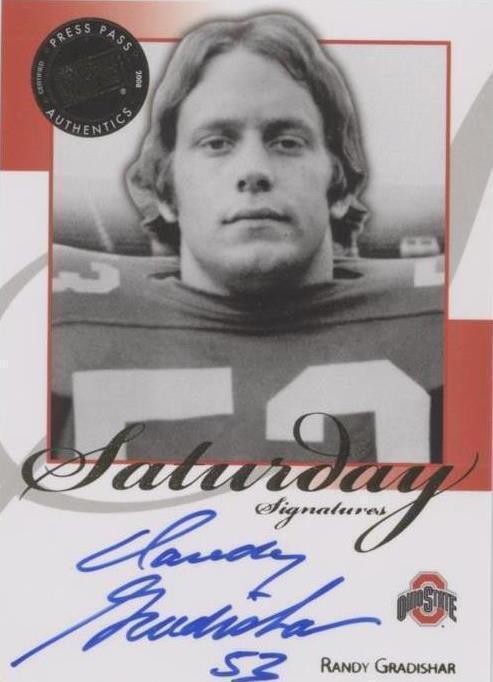 2008 Press Pass Legends - Saturday Signatures Randy Gradishar #SS-RG ...
