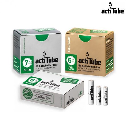 ActiTube - Single Pack Activated Carbon Filter 6/7/8 mm filter pipe ...
