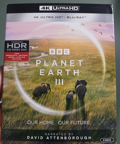 -NEW- Planet Earth III (4K Ultra HD, Blu-ray, w/Slipcover) Sealed | eBay