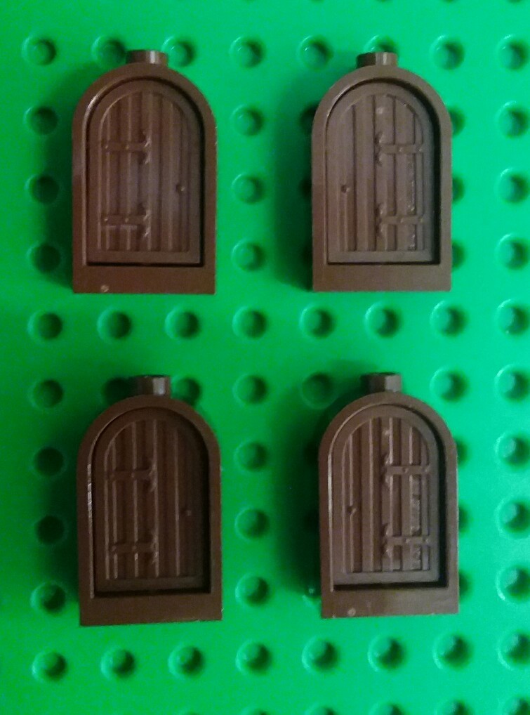 *NEW* Lego 1x2x2 Brown Grill Arch Windows Door Blocks Brick Castles - 4 ...