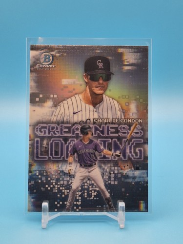Charlie Condon 2025 Bowman Chrome Greatness Loading Base Refractor | eBay