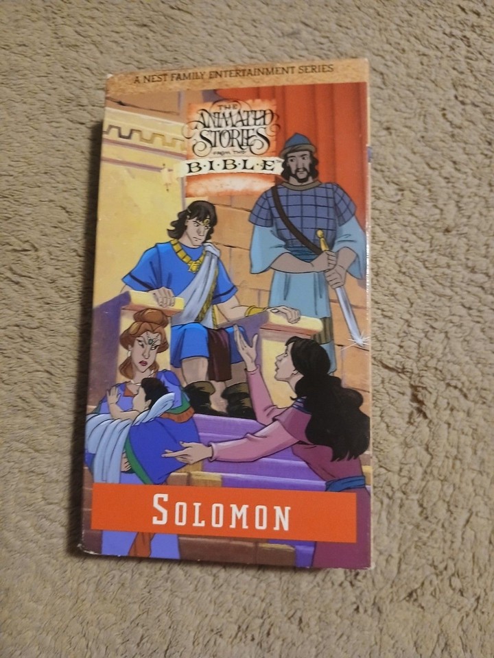 Animated Stories From the Bible Solomon VHS 1995 Nest Entertainment G ...