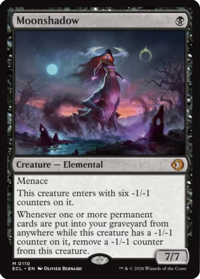 1 x Moonshadow - Lorwyn Eclipsed - NM-Mint - MTG | eBay