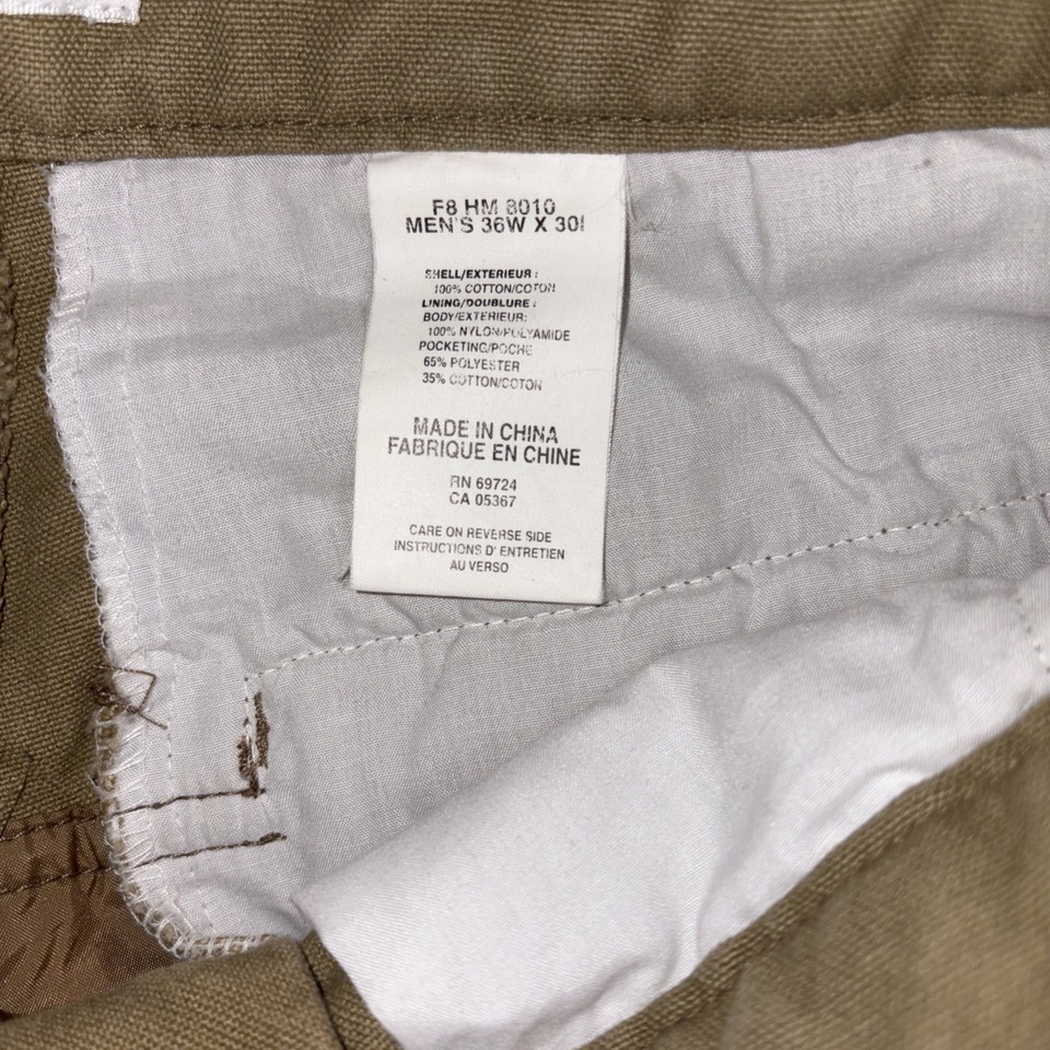 VTG Columbia Briarshun Stout Pants Men's Tan Twill Outdoor Hunting ...