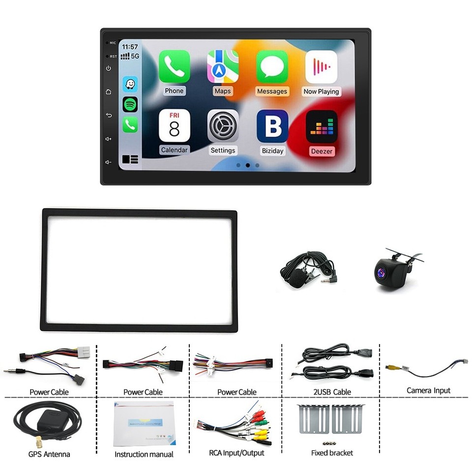 7'' Android 15 CarPlay For Nissan Frontier 1998-2000 Car Radio Stereo ...