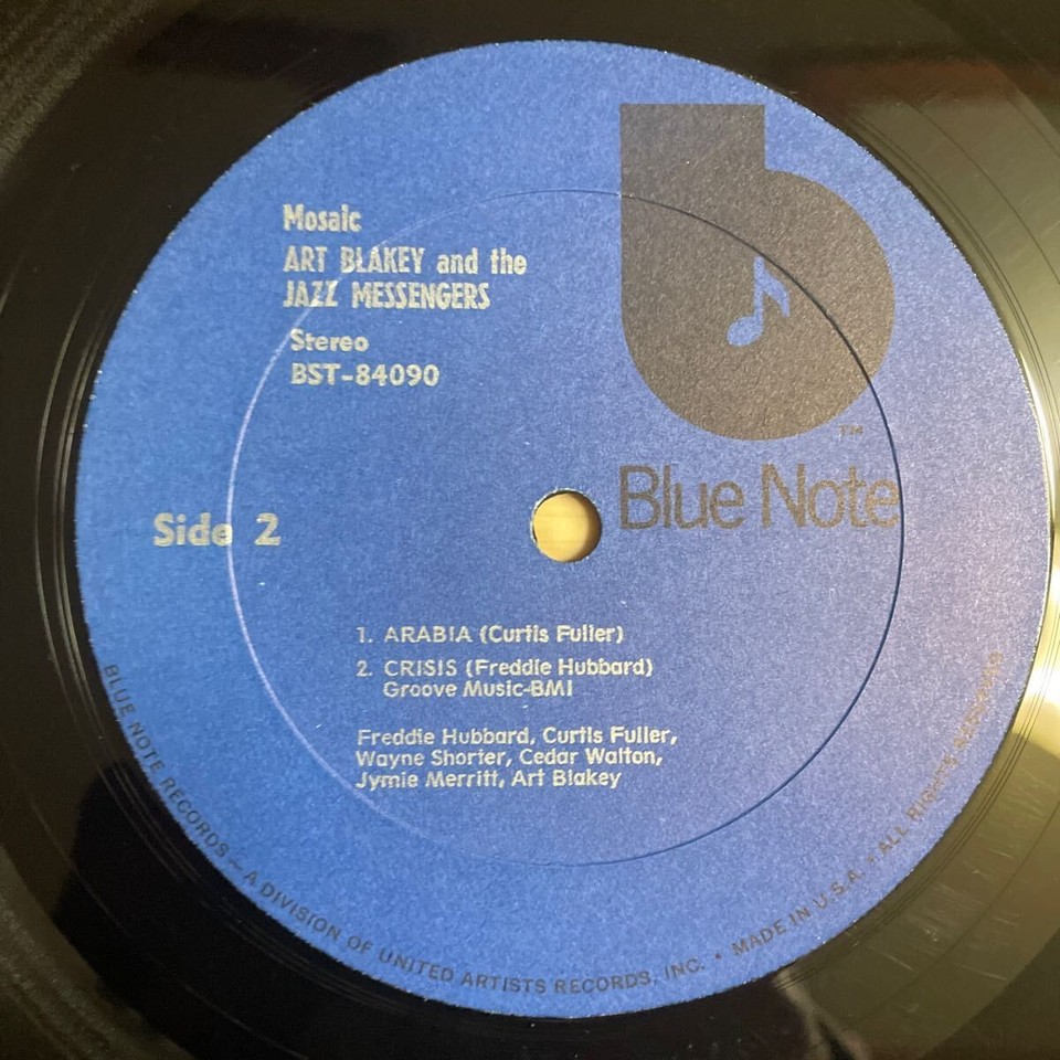 LP Prompt Decision RVG STEREO Engraved Art BLAKEY & THE JAZZ MESSENGERS ...