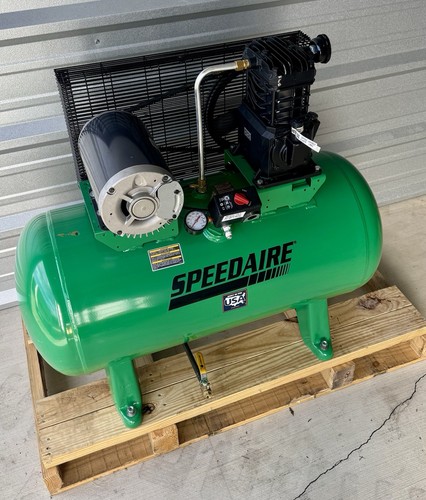 SPEEDAIRE 4B237 Electric Air Compressor 3 Phase 200-240V; 480V AC 3 HP ...