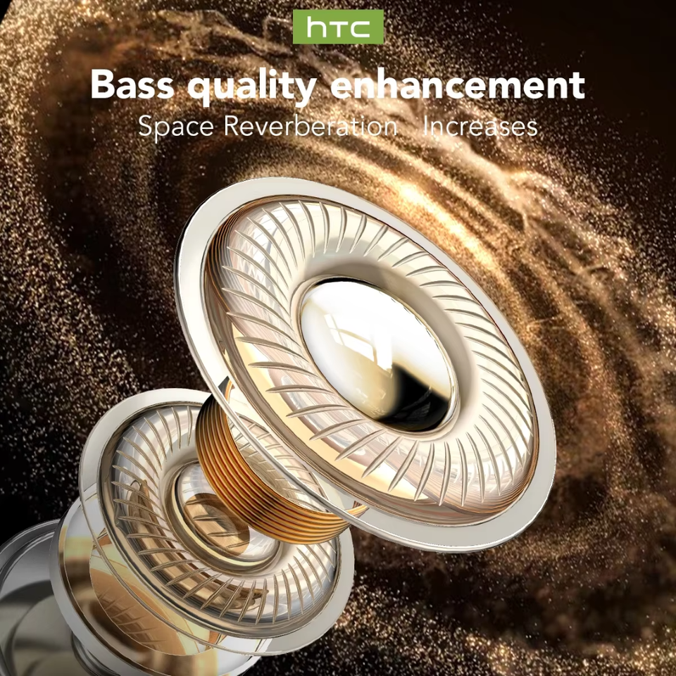 HTC NE20 Bluetooth 6.0 Wireless Translation Earphones, IPX4, Long ...
