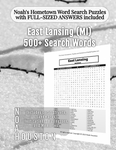 Noah’s Hometown Word Search Puzzles with FULL-SIZED ANSWERS inclu | eBay