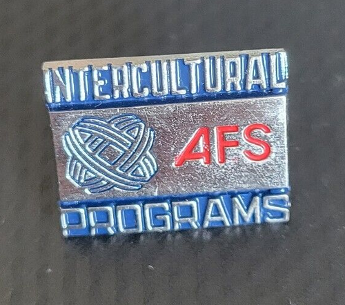 AFS INTERCULTURAL PROGRAMS Global Non-profit Organization Pinback Lapel ...