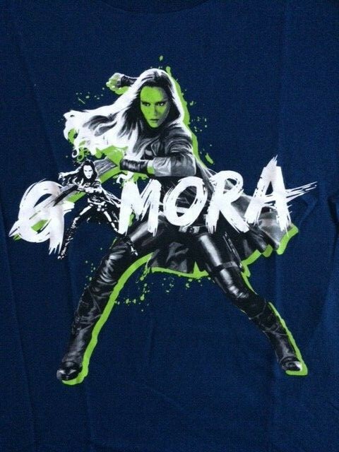 Marvel Guardians of the Galaxy Gamora Blue T-shirt Licensed New Unworn ...