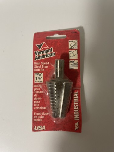 Vermont American 13/16" to 1-3/8" Step-Drill Bit 13380 NEW Slight ...