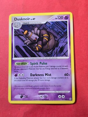 2008 Pokemon Diamond and Pearl Stormfront #17 Dusknoir, R, NF/H, cd1 | eBay