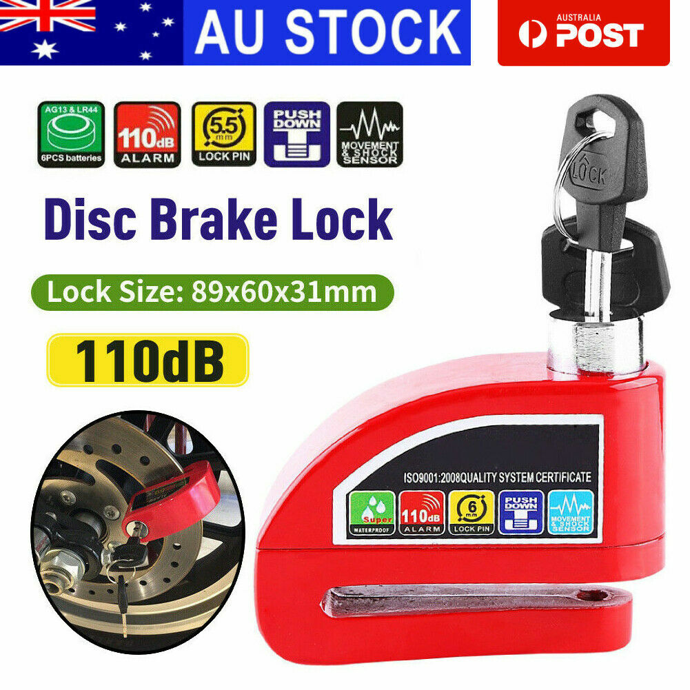 5PCS Security Anti Theft Disk Disc Brake Rotor Lock For Scooter Bike ...