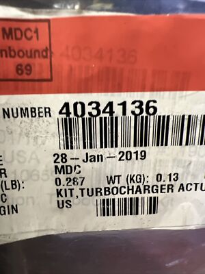 Cummins 4034136 Turbo Actuator Seal Kit | eBay