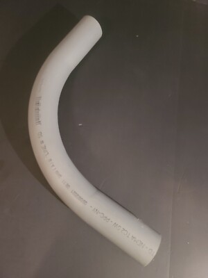 2" inch Diameter PVC Electrical Conduit 90 Degree Plain End Elbow | eBay