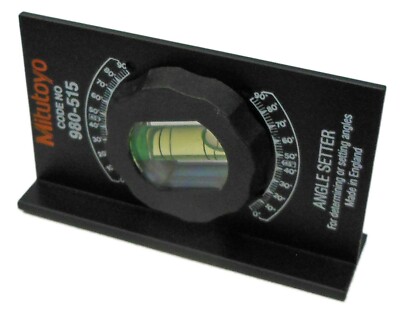 Mitutoyo Angle Setter; Magnetic Aluminum Professional Grade ...
