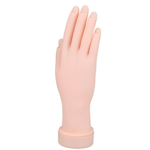 Flexible Practice Training Fake Hand Model Manicure Nail Art Training ...