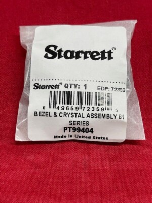 Starrett PT99404 Bezel / Crystal Assembly for 81 Series Indicators | eBay