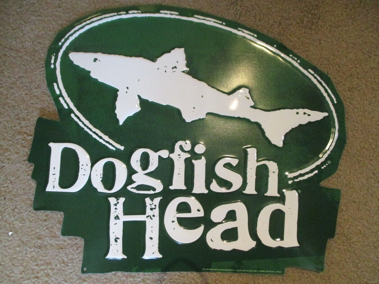 DOGFISH HEAD 60 90 120 min ipa cl METAL TACKER SIGN craft beer brewery ...