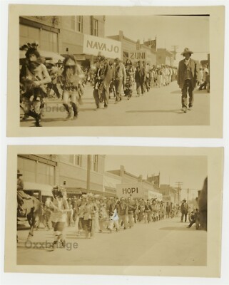 Native American Indian Photo 1920 Navajo Hopi Zuni Protest/Parade ...
