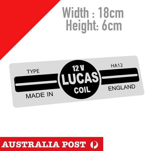 Holden Lucas Coil 12V. 23. Coil Banner , Cars Stickers | eBay Australia