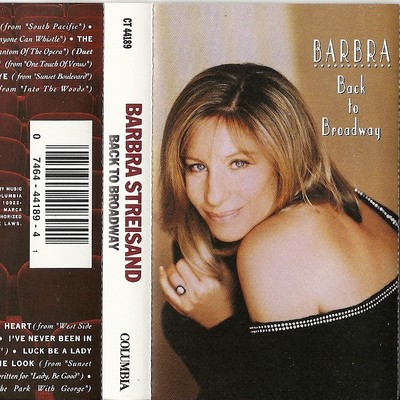 Back to Broadway by Barbra Streisand (Cassette, Jul-1993, Columbia ...