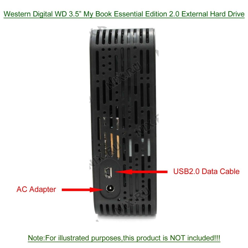 USB Cable for WD My Book Essential Edition Drive 750GB WDH1U7500N ...