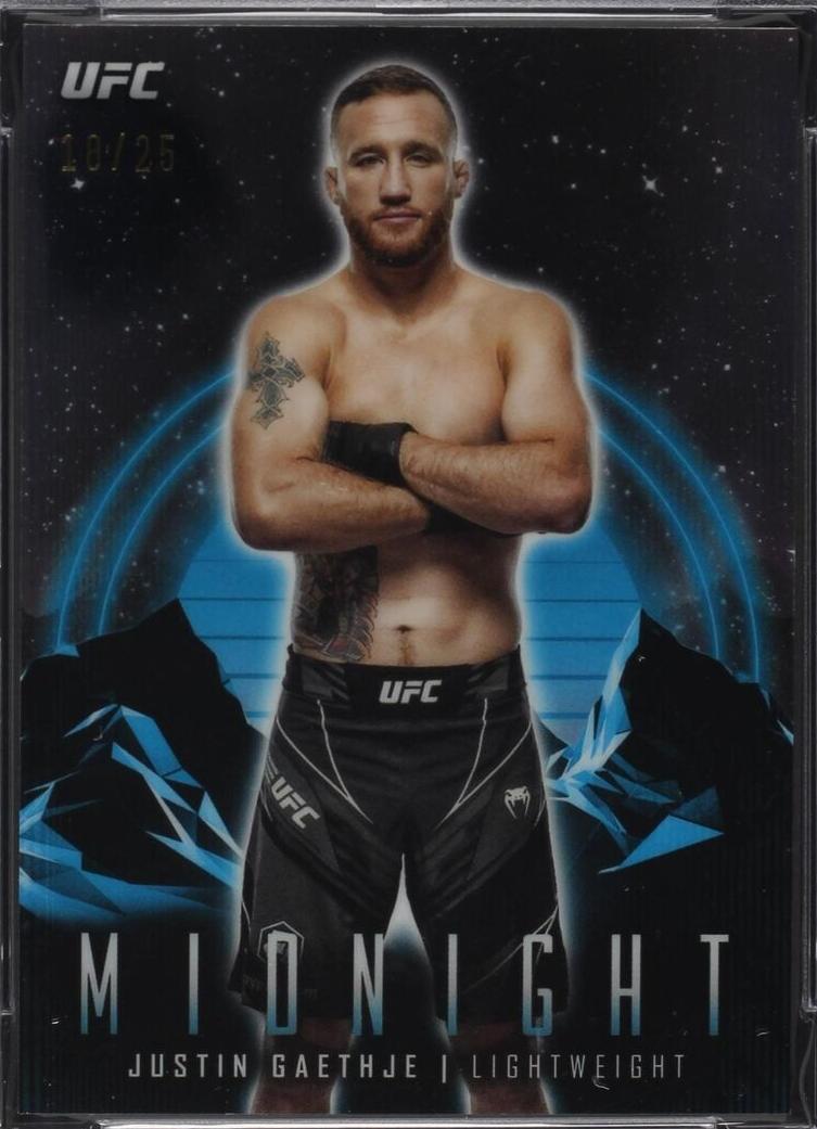 2024 Topps Midnight UFC - Justin Gaethje #42 Moonrise /25 for sale ...