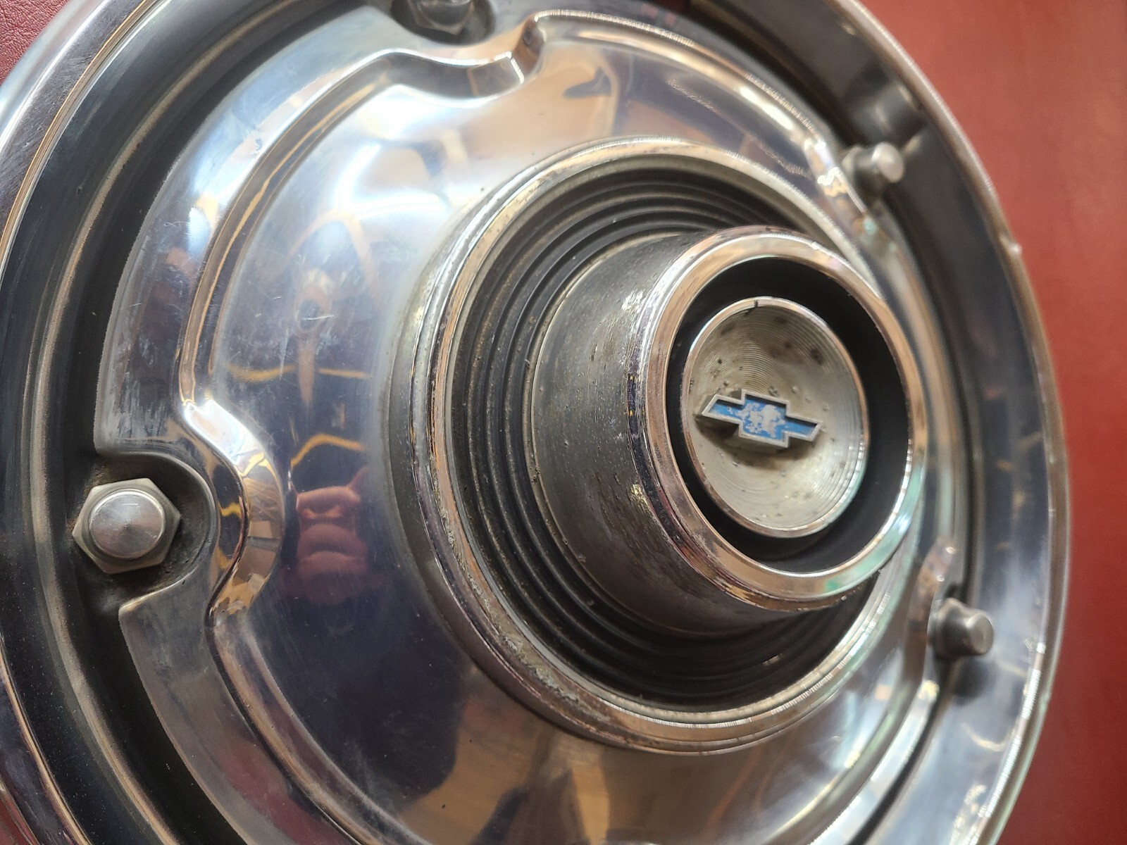 1969-1982 Chevy C10 1500 Suburban Pickup Van 15" Mag Hubcap Antique SET ...