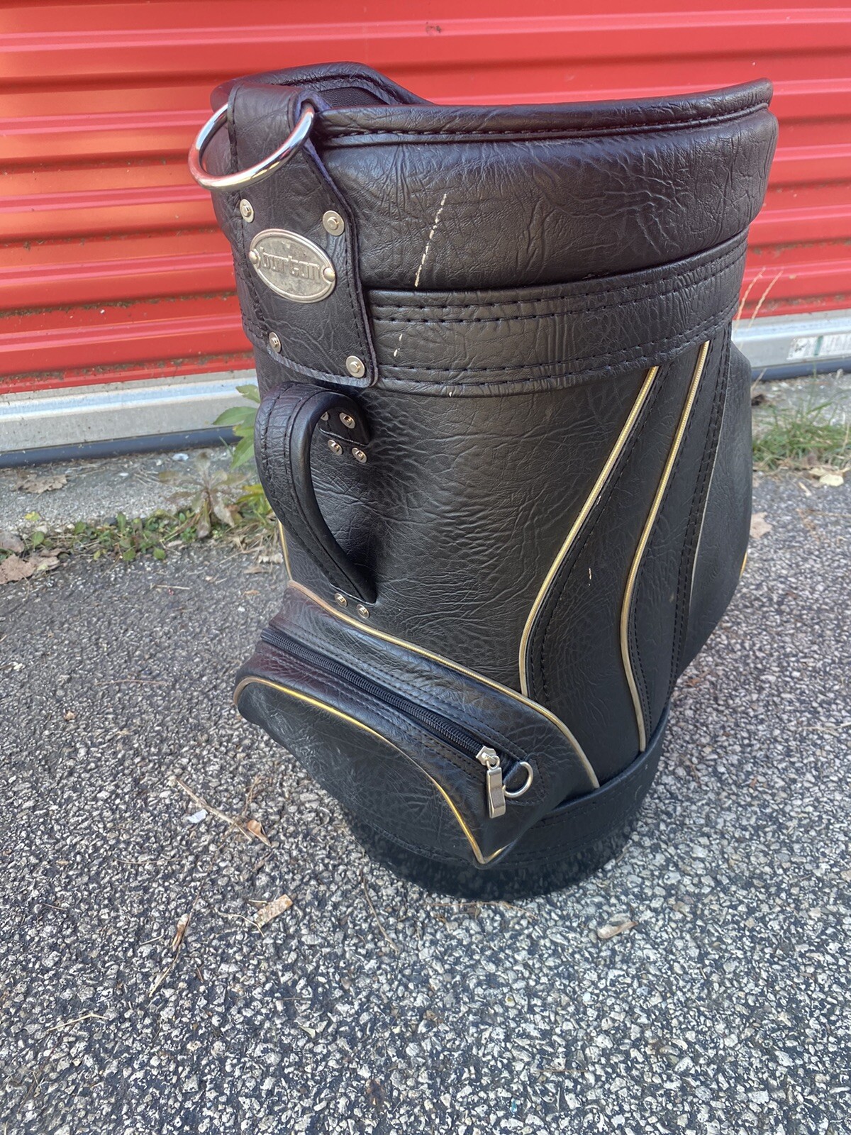 Burton Miniature Staff Golf Bag Den Caddy 20" Tall Office Trash Can | eBay