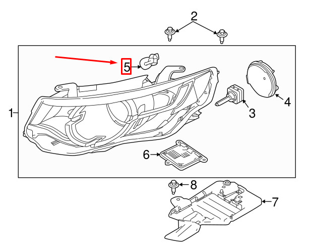 Land Rover OEM 2015 Discovery Sport-exterior Bulb LR066962 for sale ...