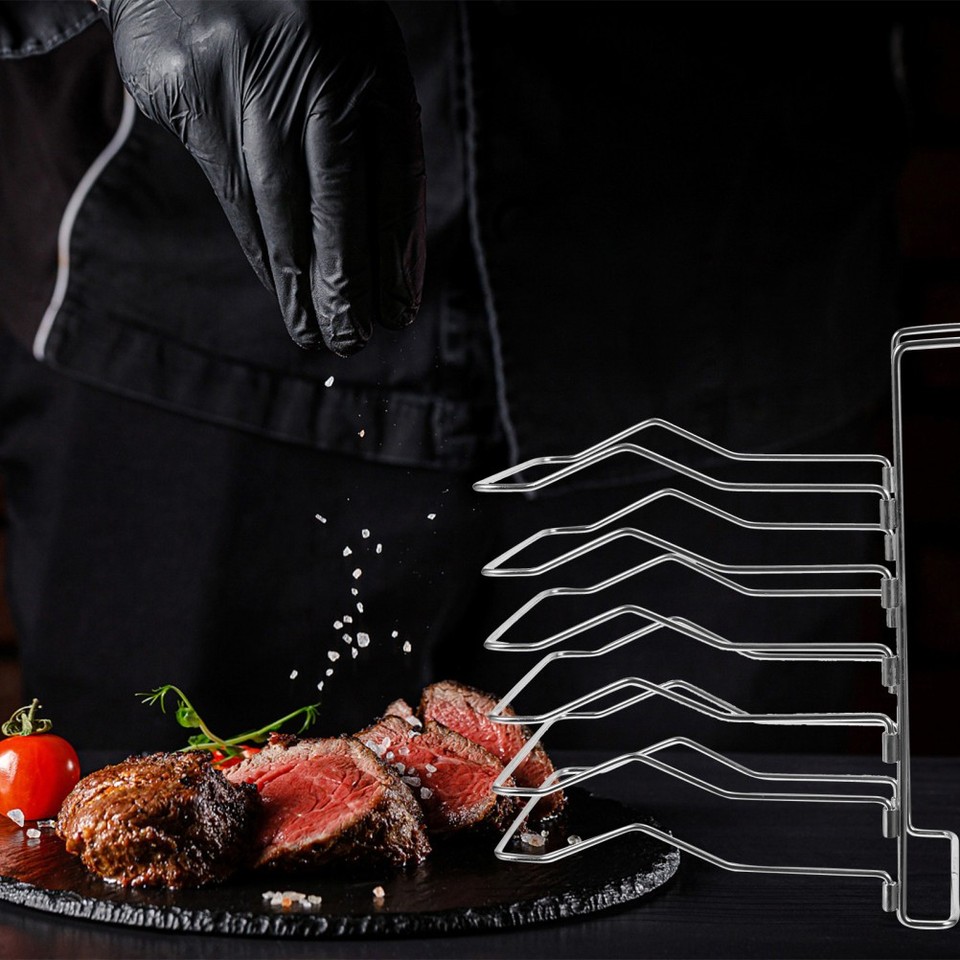 2pcs Sous Vide Rack 304 Stainless Steel Steak Divider Detachable Rack ...