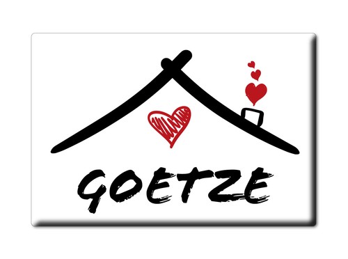 Goetze Fridge Magnet Family Name Last Name Love Valentines Day Birthday ...