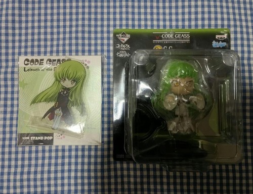 Code Geass Lelouch Of The Rebellion C.C. Mini Stand Pop Kyun Character Set | eBay