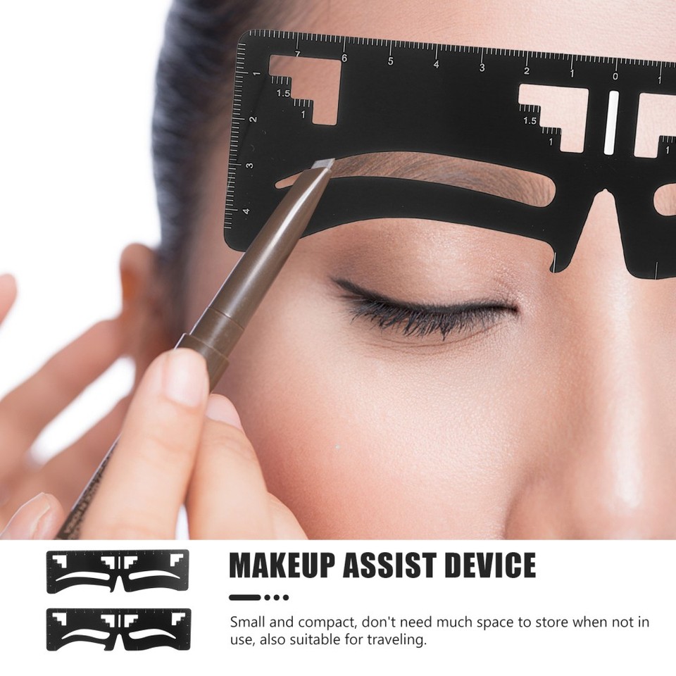 6 pcs Reusable Eyebrow Rulers Eyebrow Drawing Rulers Eyebrow Level ...