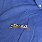 Menards Employee Uniform Logo Short Sleeve Button Down Work Shirt Mens ...
