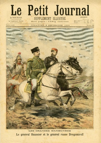 "LE PETIT JOURNAL N°251 du 8/9/1895" Généraux SAUSSIER et DRAGOMIROFF ...