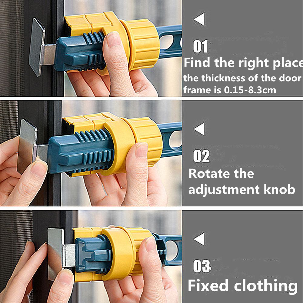 Frame 8-holes Multifunction Multi-port Support Clothes Hanger Drying ...